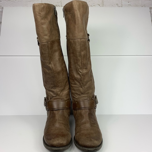 BareTraps | Shoes | Bare Traps Salvador Vegan Suede Knee Riding Boots ...